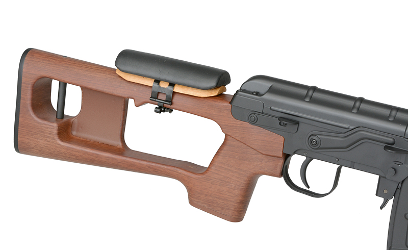 SVD Airsoft Bolt Action Sniper Rifle - Plastic Wood Version [AGM ...