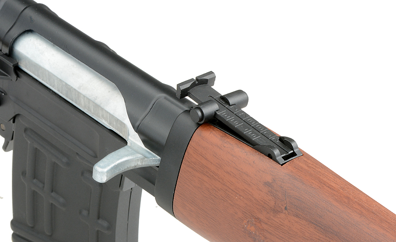 SVD Airsoft Bolt Action Sniper Rifle - Plastic Wood Version [AGM ...