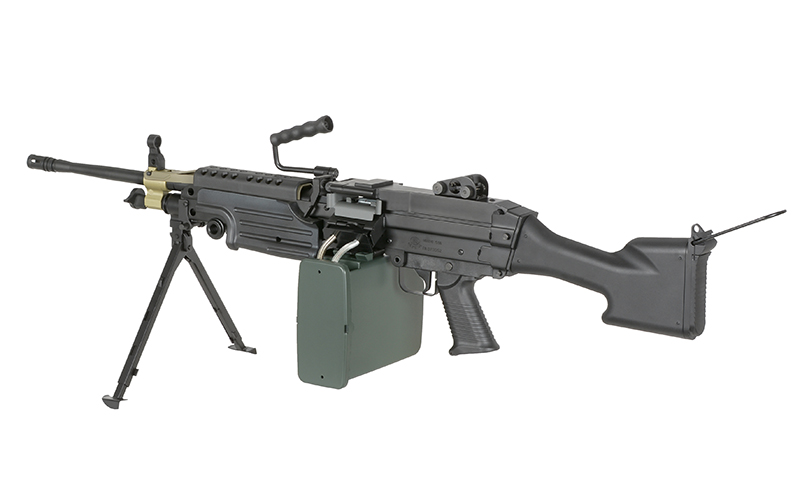 Replika karabinu maszynowego FN M249 MKII SAW LMG [A&K] - TaiwanGun