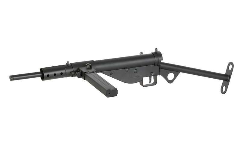 [Set] STEN MK2 Full Steel AEG Submachine Gun Replica - Black [AGM ...