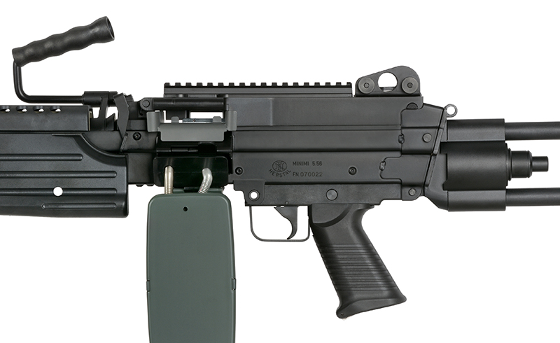 [Set] FN M249 Paratrooper Light Machine Gun Replica [A&K] + 1.5x/6x ...