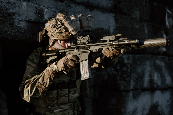 WE07 AR15 Airsoft z 30RPS i Eshooter ETU [WELLPRO] - TaiwanGun