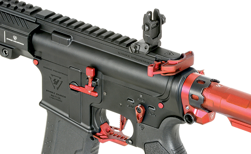 Strike industries 10" Raiders SBR AEG Rifle - Red [EMG] | TaiwanGun US & EU