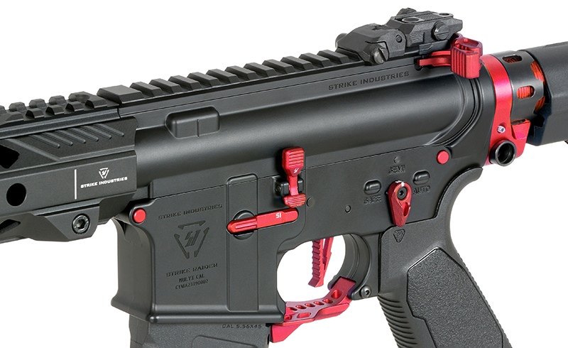 Strike industries 10" Raiders SBR AEG Rifle - Red [EMG] | TaiwanGun US & EU
