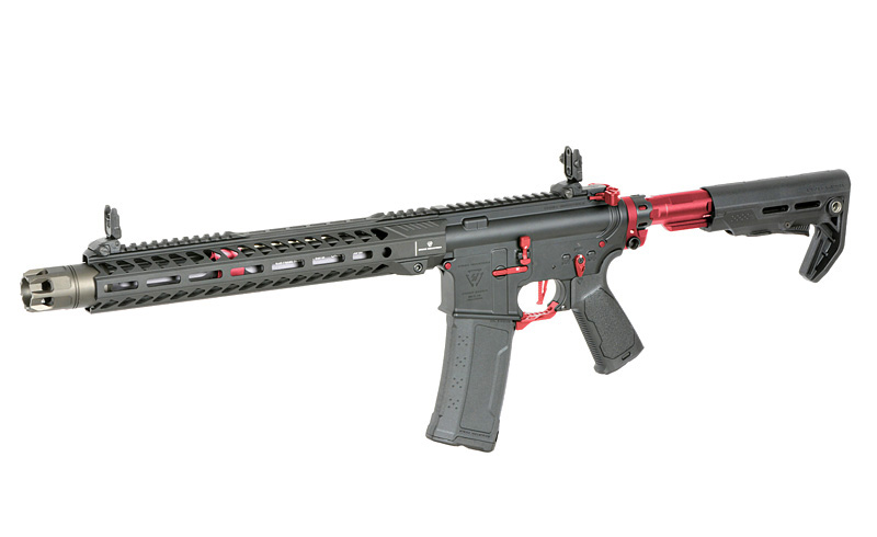 Strike industries 13.5" Raiders Competition Carbine AEG Rifle - Red ...