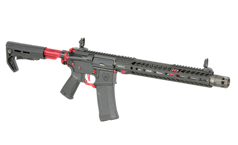 Strike industries 13.5" Raiders Competition Carbine AEG Rifle - Red ...