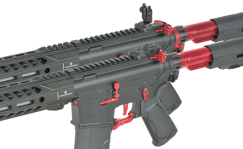 Strike industries 15.5" Raiders Competition Rifle AEG - Red [EMG ...