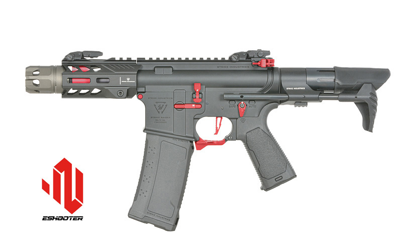 Strike industries 4" Raiders Competition PDW AEG Rifle - Red [EMG ...