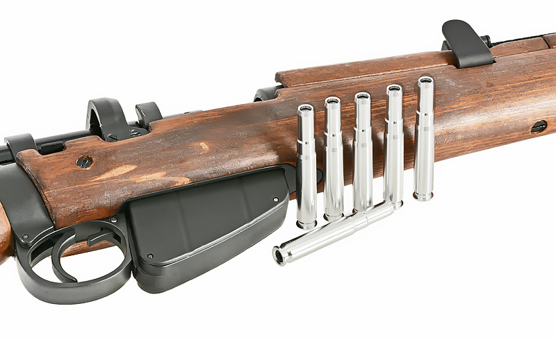 WWII SMLE No.1 MK III Bolt-Action Rifle Replica - Real Wood [Double ...