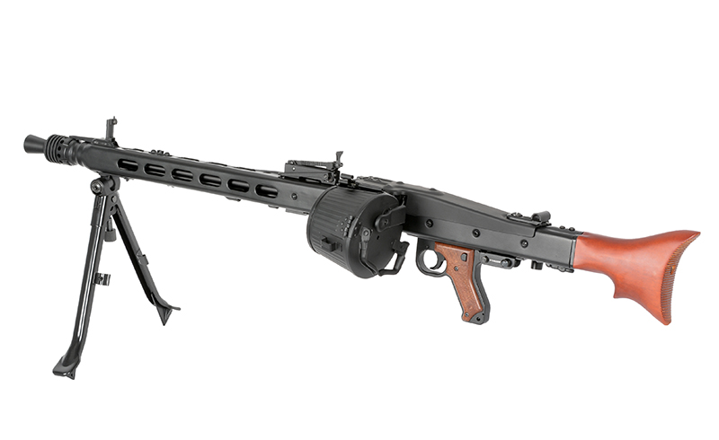[Set] MG42 Full Metal AEG Machine Gun Replica - Real Wood [AGM ...