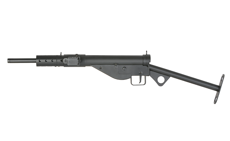 [Set] STEN MK2 Full Steel AEG Submachine Gun Replica - Black [AGM ...