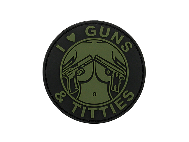 GUNS & TITTIES PVC Patch 1 [8FIELDS] | Taiwangun