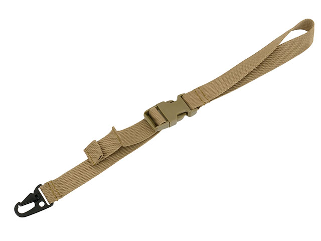 Simple 1-Point Sling w/Hook - Coyote | Taiwangun
