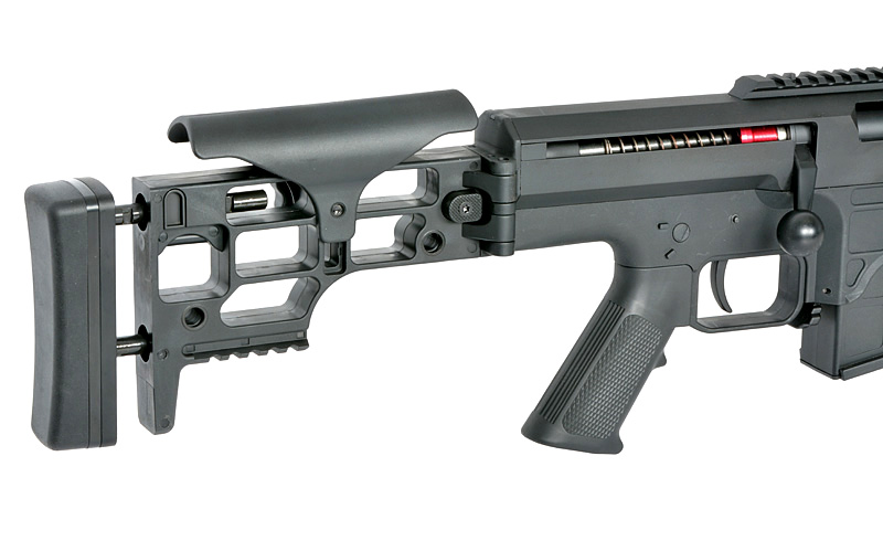 Barrett M98B MRAD Full Metal Airsoft Spring Rifle - Black [6mmProshop ...