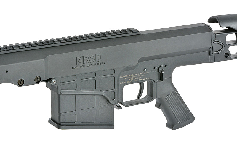 Barrett M98B MRAD Full Metal Airsoft Spring Rifle - Black [6mmProshop ...