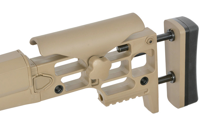 Replika Barrett M98B MRAD Spring Full Metal - Tan [6mmProshop] - TaiwanGun
