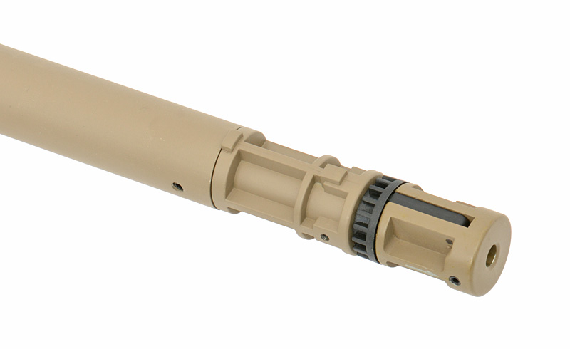 Barrett M98B MRAD Full Metal Airsoft Spring Rifle - Tan [6mmProshop ...