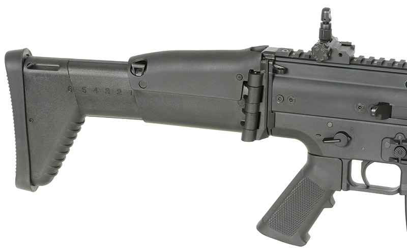 FN SCAR-L Subcarbine Replica with 25RPS, ESHOOTER ETU - Black [Cybergun ...