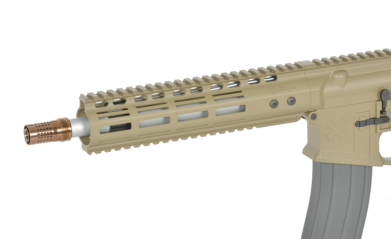 [Set] Noveske N4 Ghetto Blaster 10.5" MWS Gen3 Gas BlowBack rifle - FDE [EMG] + 35rd Green gas ...
