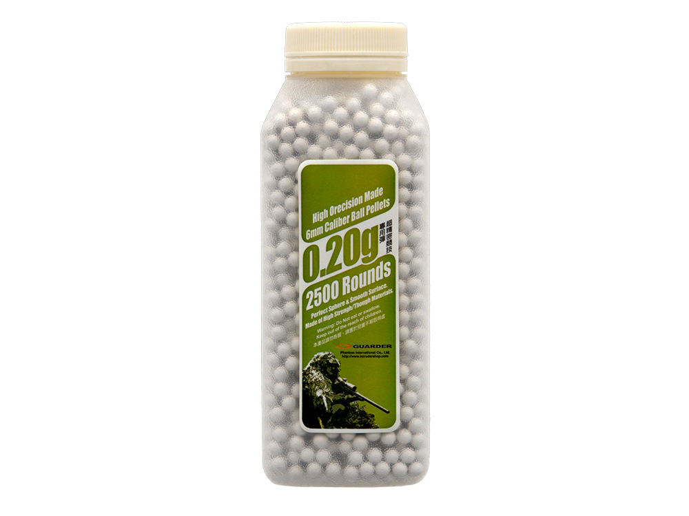 High Precision Made 0.20g BB Pellets for Airsoft Series - 2500 rds ...