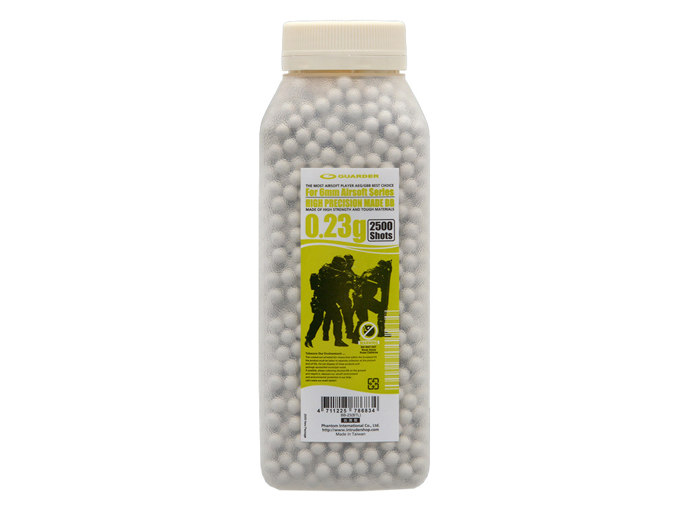 High Precision Made 0.23g BB Pellets for Airsoft Series - 2500 rds ...