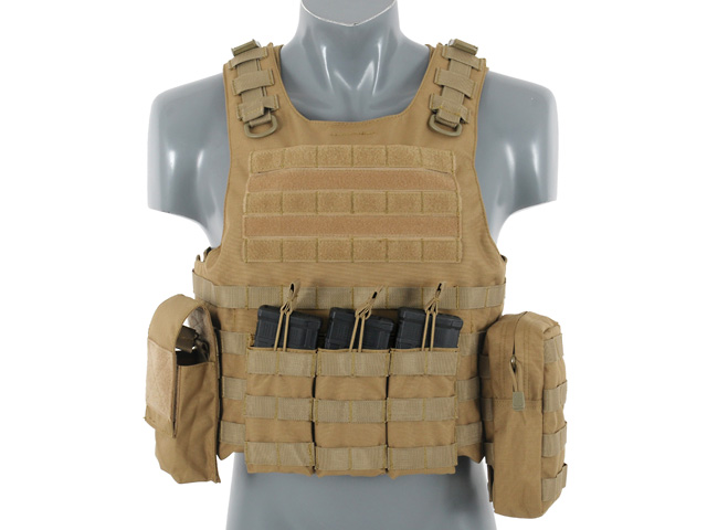 Lightweight AAV FSBE Assault Vest System V2 - Coyote [8FIELDS ...