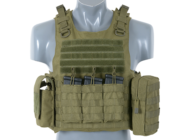 Lightweight AAV FSBE Assault Vest System V2 - OLIVE [8FIELDS ...