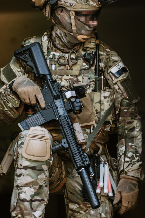 Laser-Cut “Buckle Up" Operator Plate Carrier with AR15/AK Magazine ...