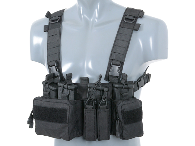 Buckle Up Recce/Sniper Chest Rig - Black [8FIELDS] | Taiwangun
